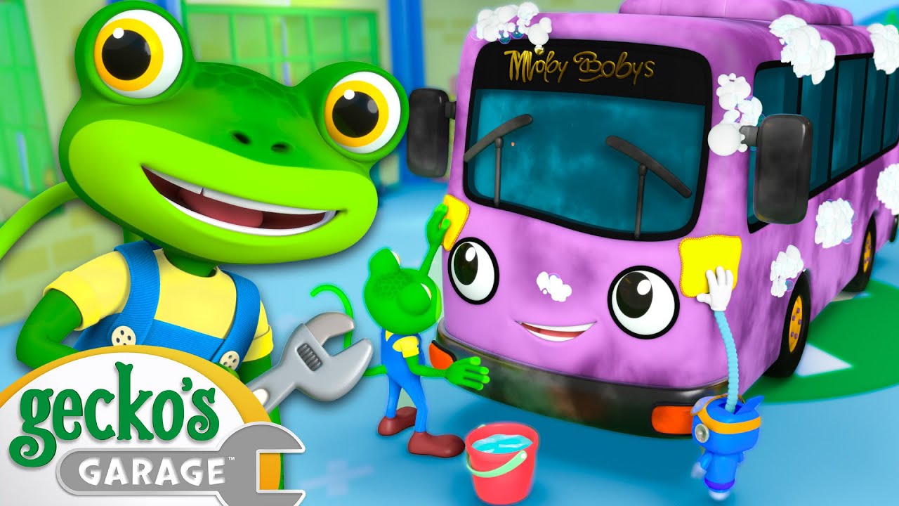 How Did Bobby The Bus Get So DIRTY?! | Gecko's Garage 🦎 | Action ...