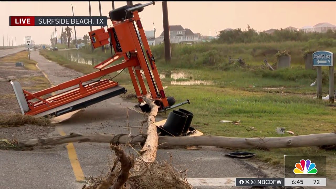 Cleanup efforts continue in southern Texas after Hurricane Beryl ...