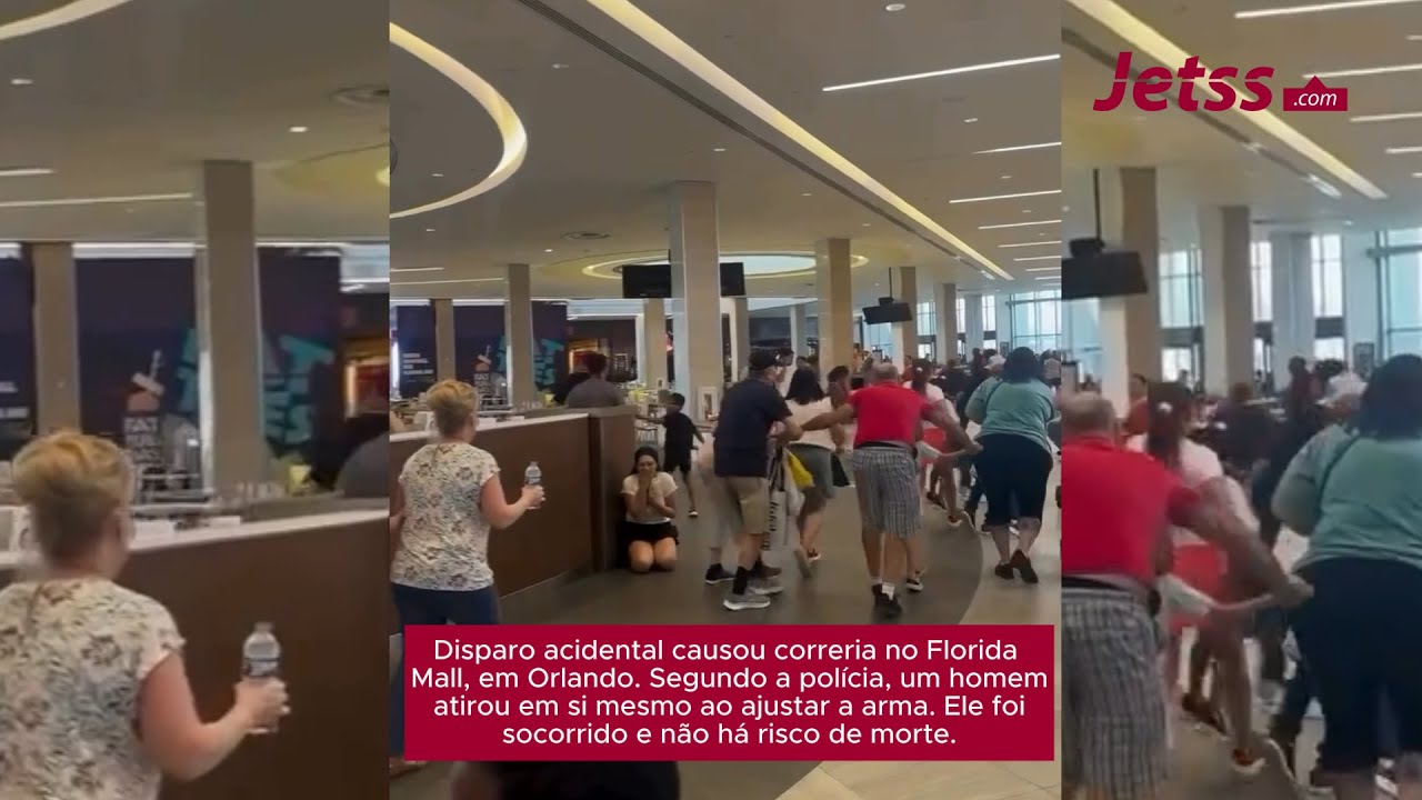 Disparo acidental gera pânico em shopping de Orlando; polícia descarta ...