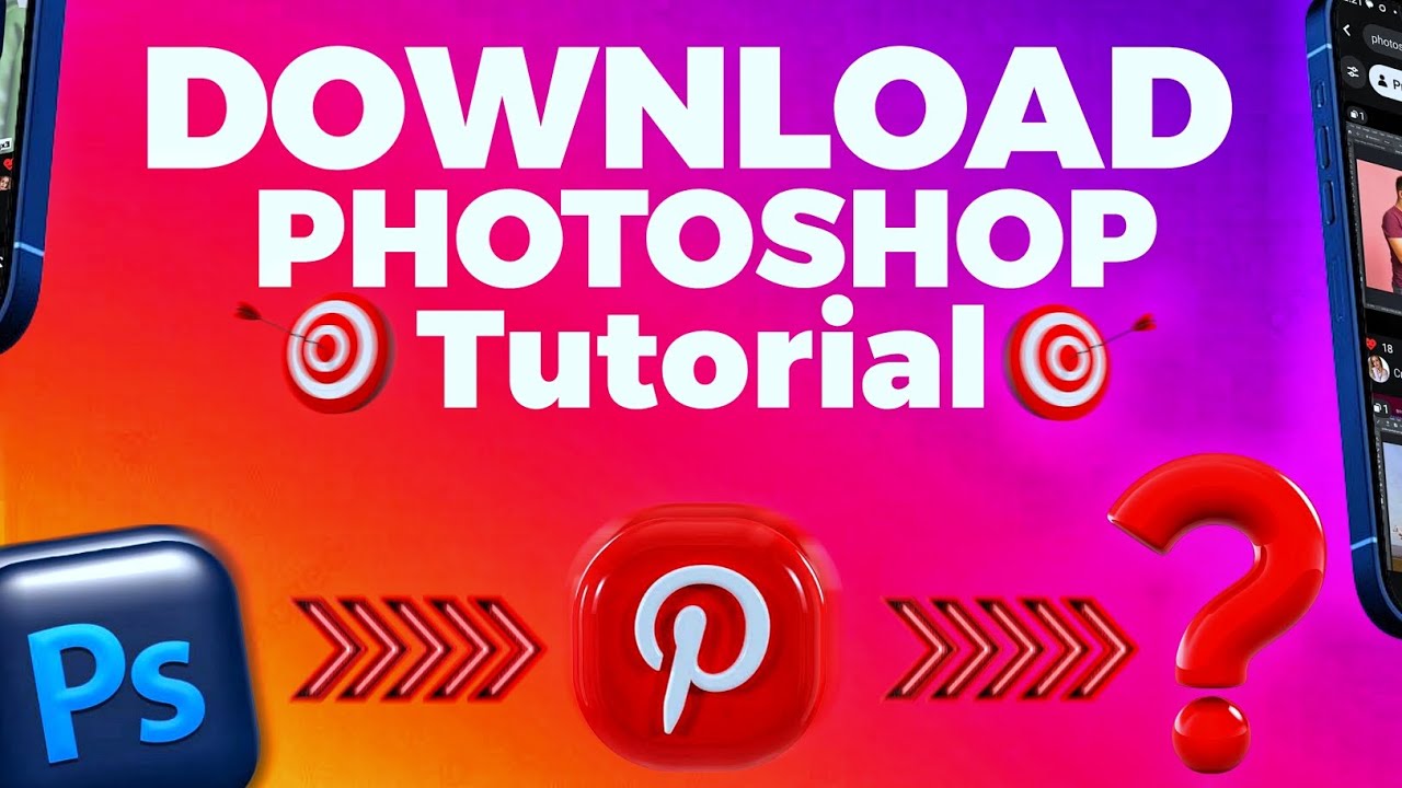 PHOTOSHOP GAME-CHANGER Learn the Secret to Downloading Tutorials from Pinterest #Photoshop - YouTube