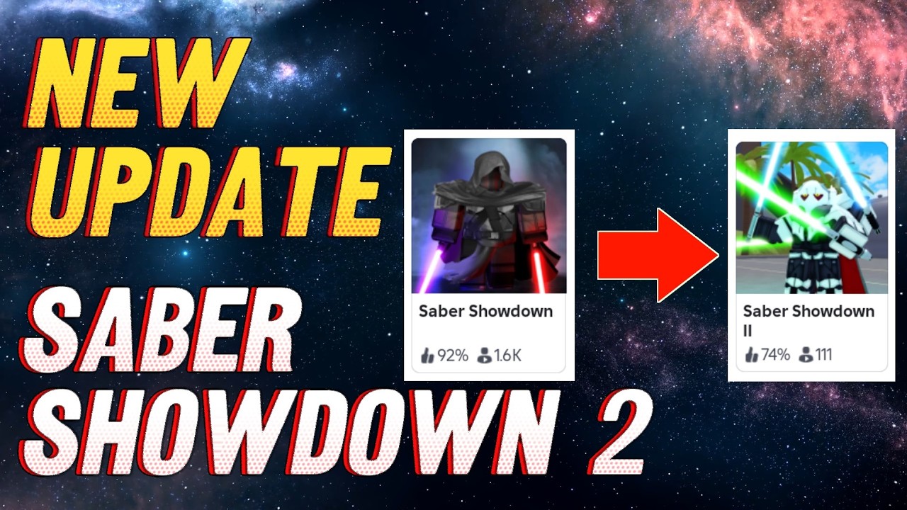 TRANSFER SABERS from SABER SHOWDOWN to SABER SHOWDOWN 2! - Roblox - YouTube