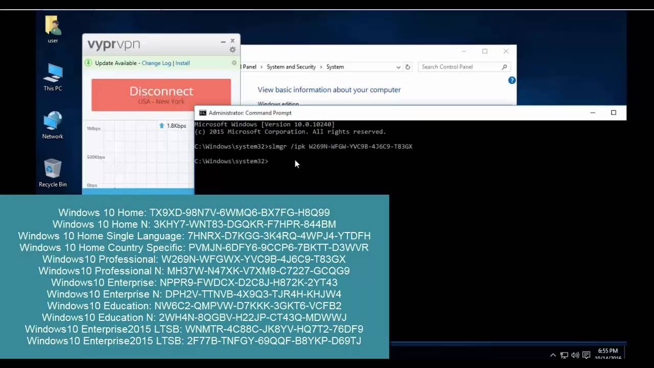 How to active windows 10? How to get Windows 10 license? - YouTube