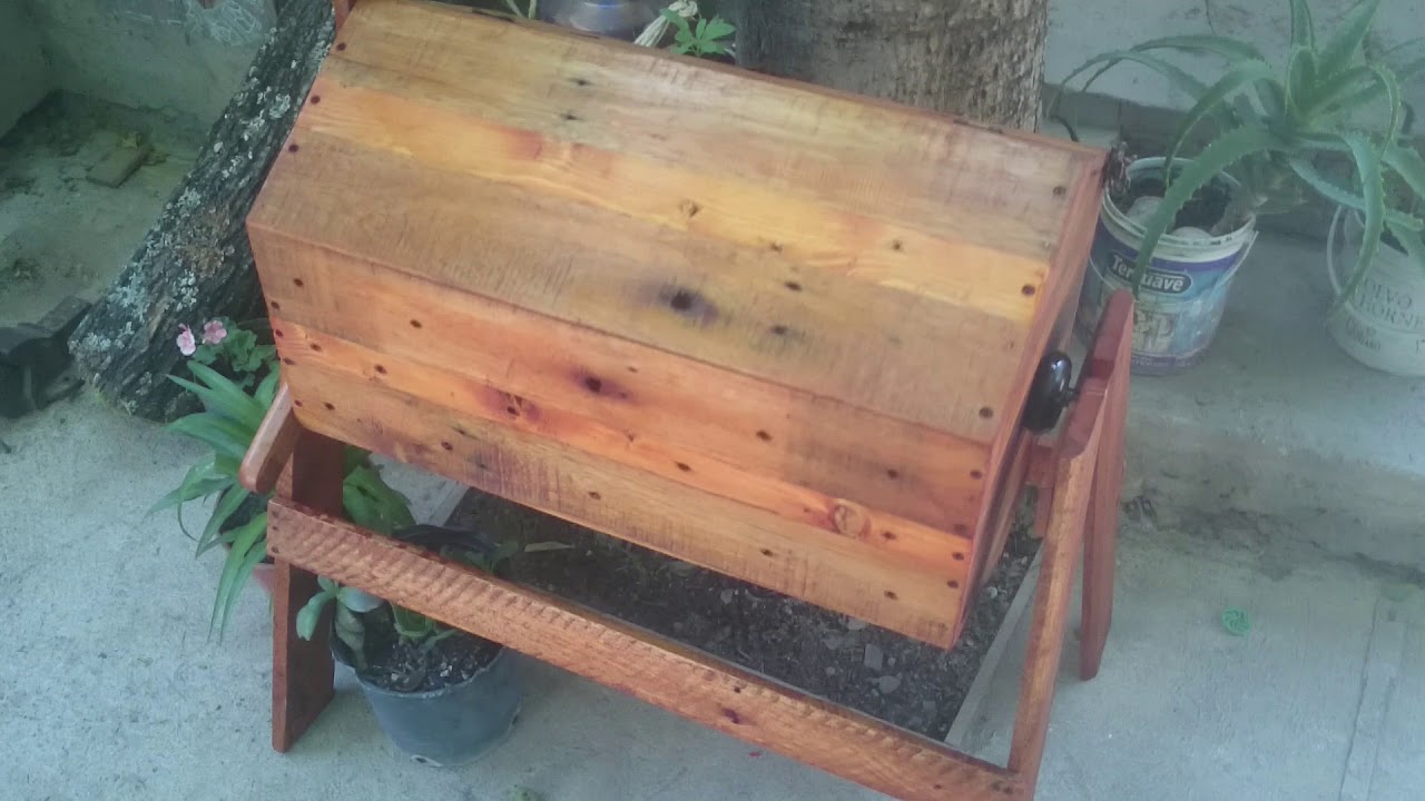 Compostera hexagonal giratoria - YouTube