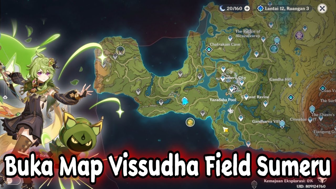 (EXPLORE 21) Buka Map Vissudha Field Sumeru 3.0 - GENSHIN IMPACT - YouTube