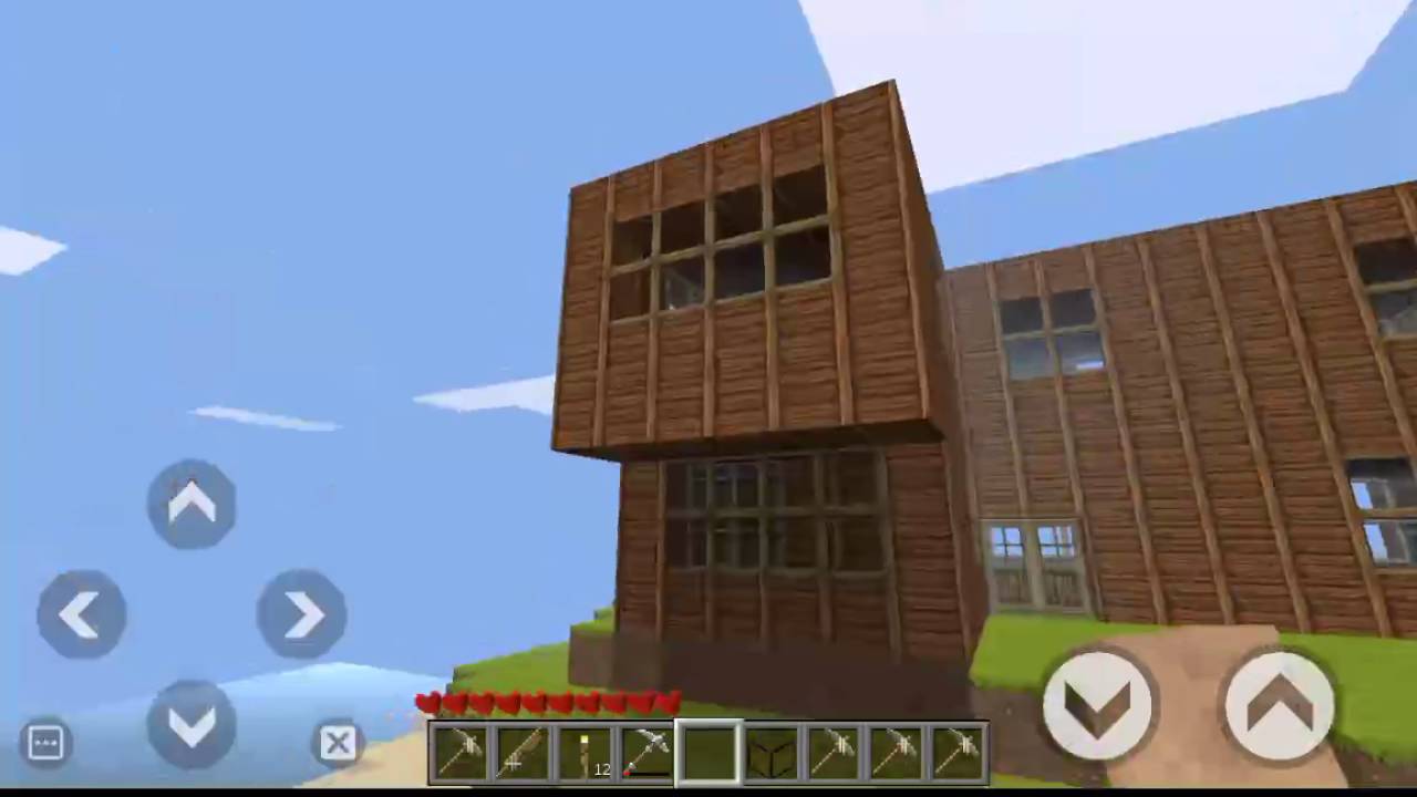 Multicraft pocket edition ep4:YA TENGO CASA!!!y nos vamos de minas ...