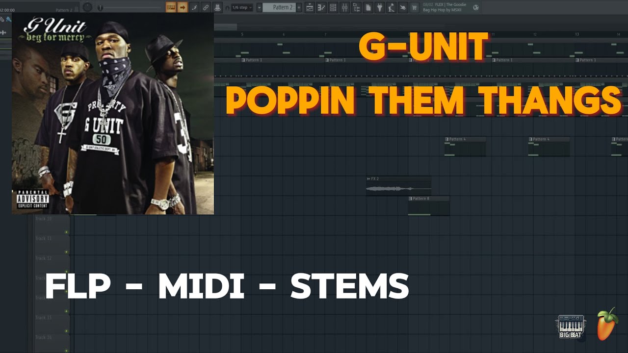 G-Unit - Poppin Them Thangs (FL Studio Remake) FLP + MIDI + STEMS - YouTube