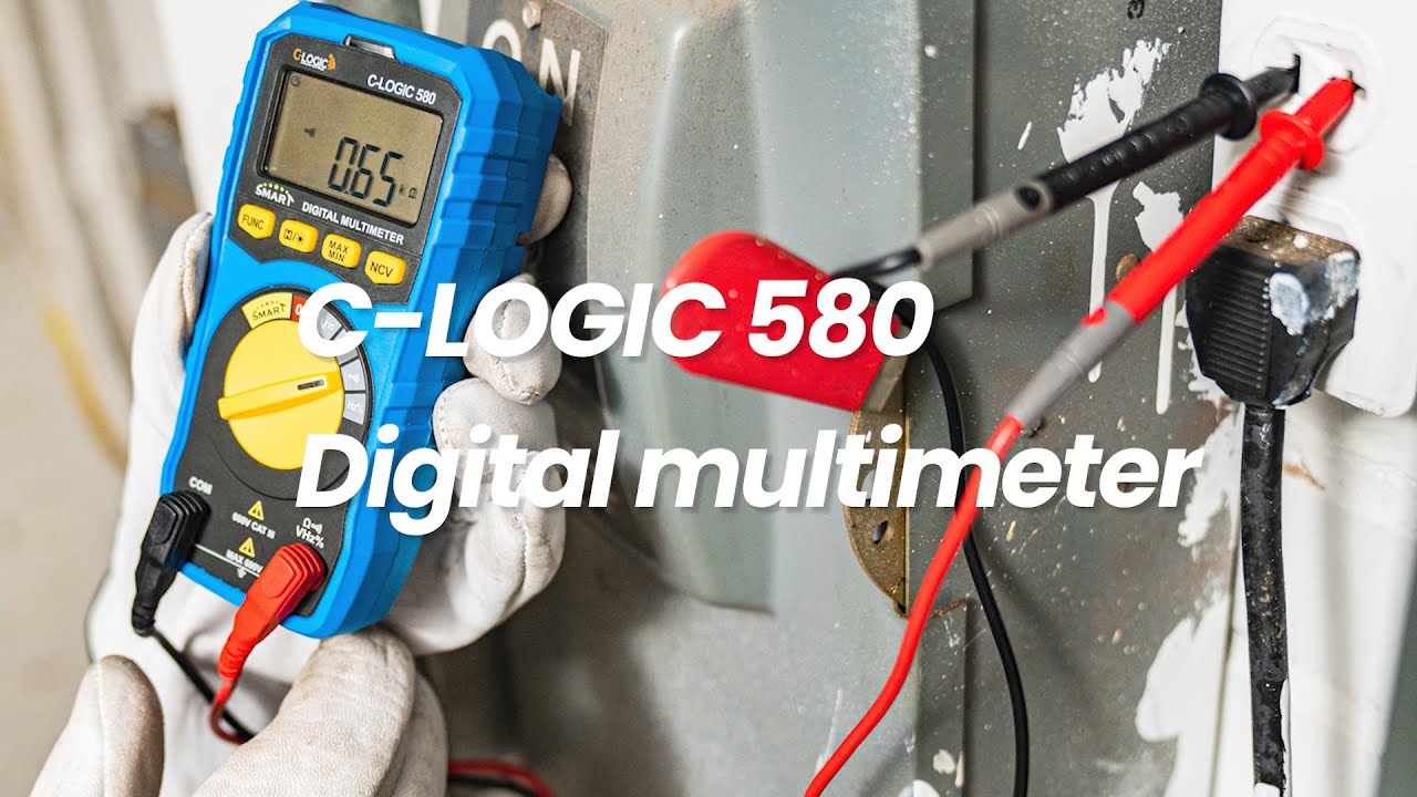 C-LOGIC 580 Digital Multimeter with Smart Technology - YouTube