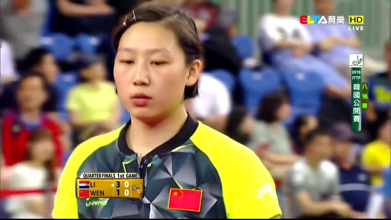 2016 Korea Open (WS-QF) LI Jie Vs WEN Jia [HD] [Full Match/Chinese ...