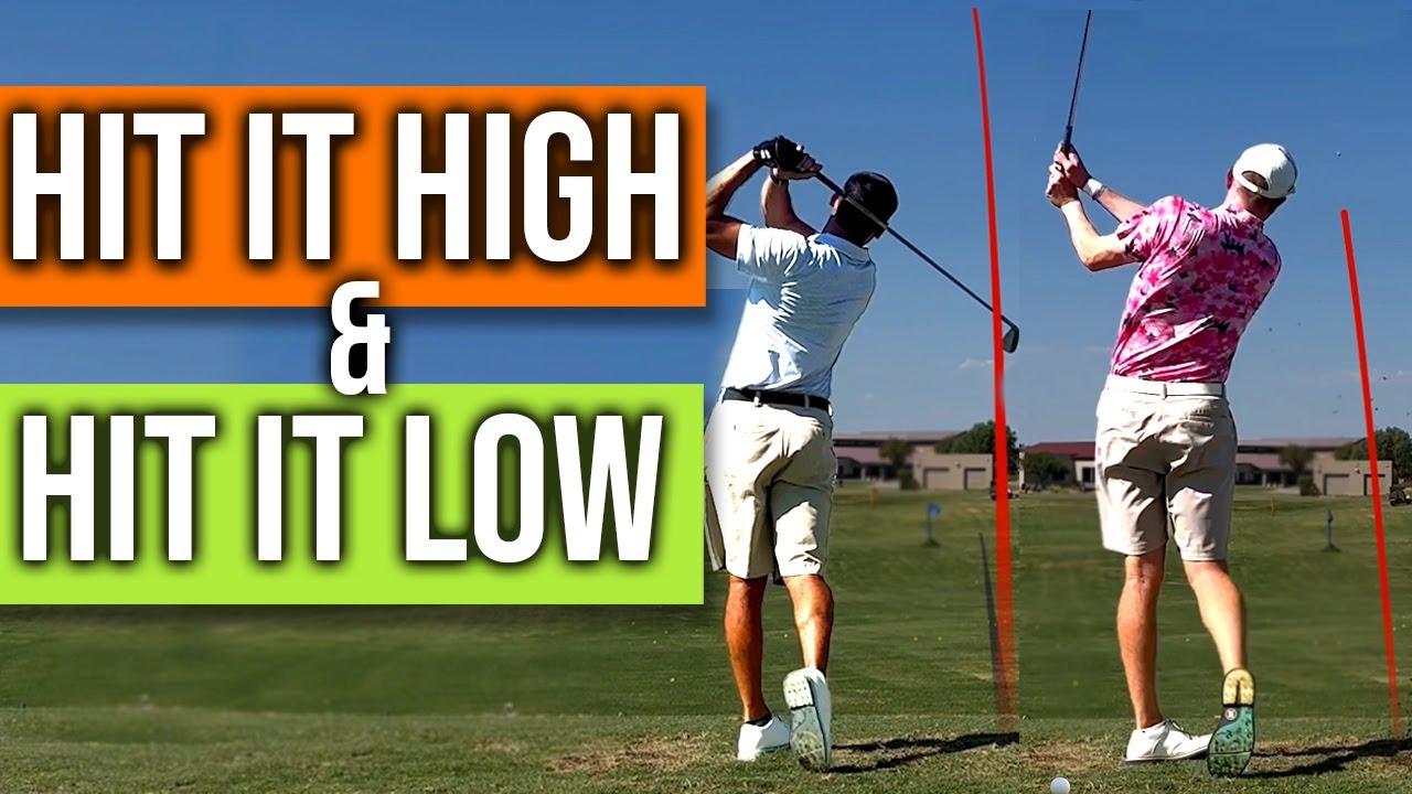 How to Hit High and Low Golf Shots - YouTube