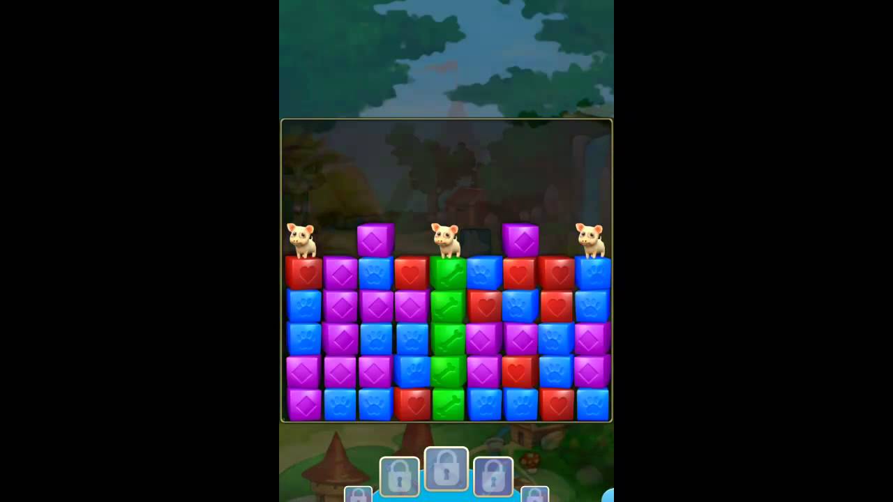 Pet Rescue Saga! Gameplay iOS and Android Game! Level 1- 5. - YouTube