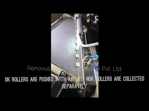 High Speed Roller Visual and Dimension Inspection Machine - YouTube