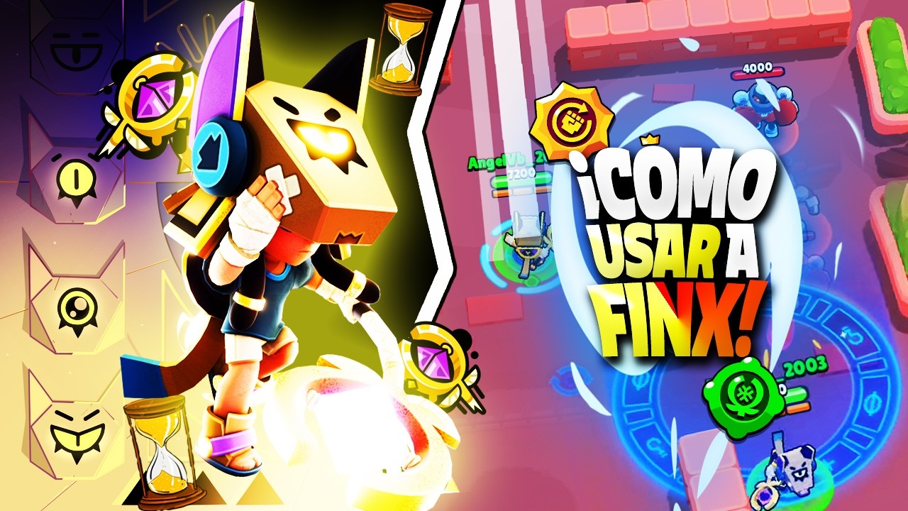 ⏳ ¡¡CÓMO USAR A FINX | APRENDE TODO SOBRE EL BRAWLER!! ⌛ - YouTube