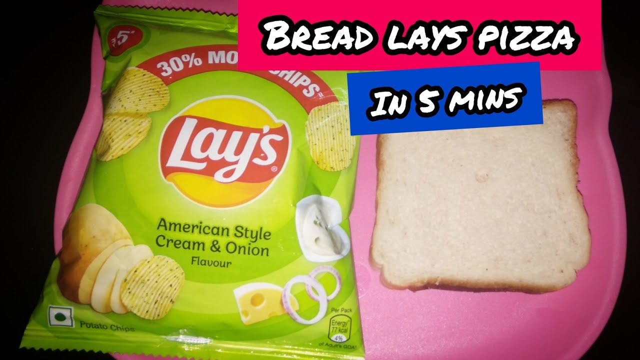 A very simple recipe with bread and lays | Bread lays pizza - YouTube