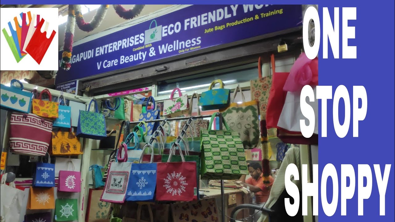 One Stop Shoppy Eco Friendly Bag Shop opening PUJA&arrangements.ఎక్కడా ...
