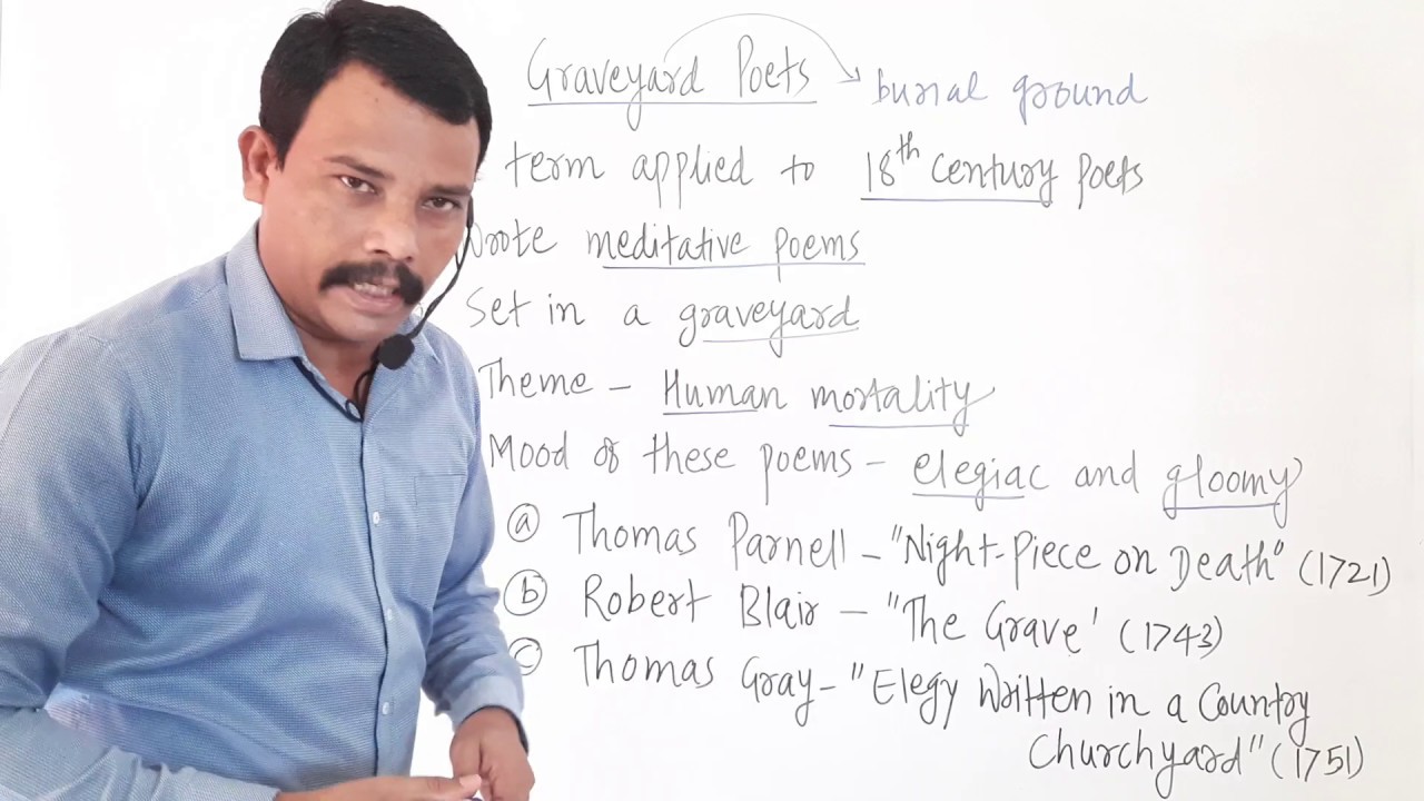Graveyard Poets # Literary Terms - YouTube