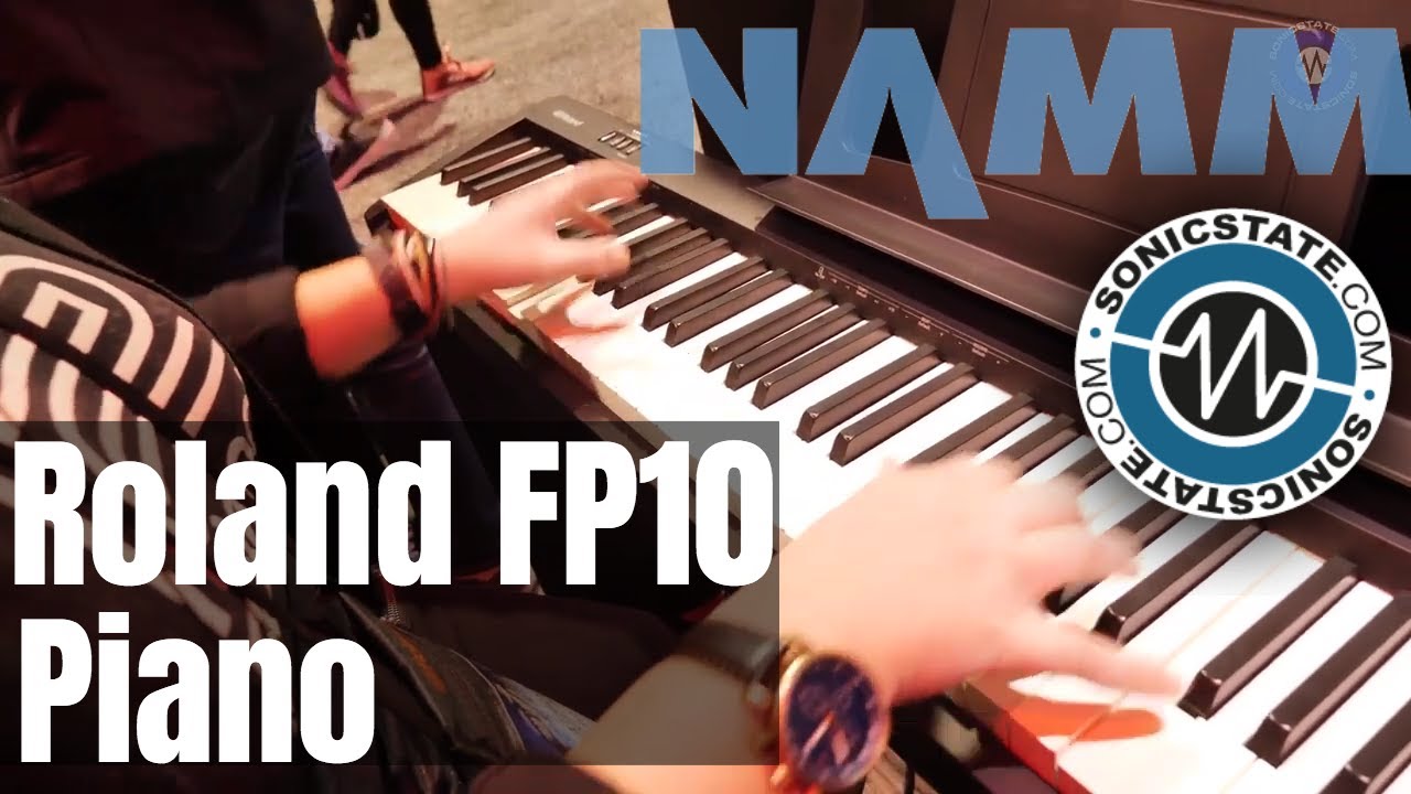 NAMM 2019 Roland FP10 Piano - YouTube