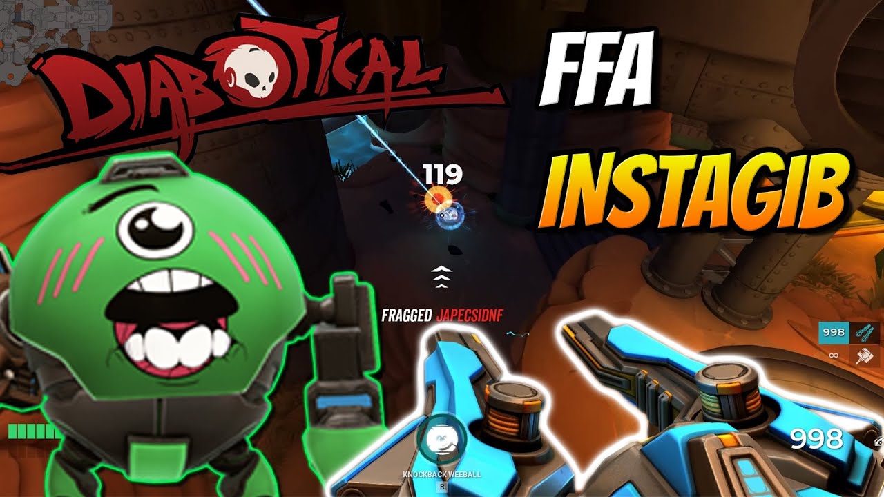 Diabotical - Free For All Instagib (ONE HIT KILL SNIPERS) - YouTube