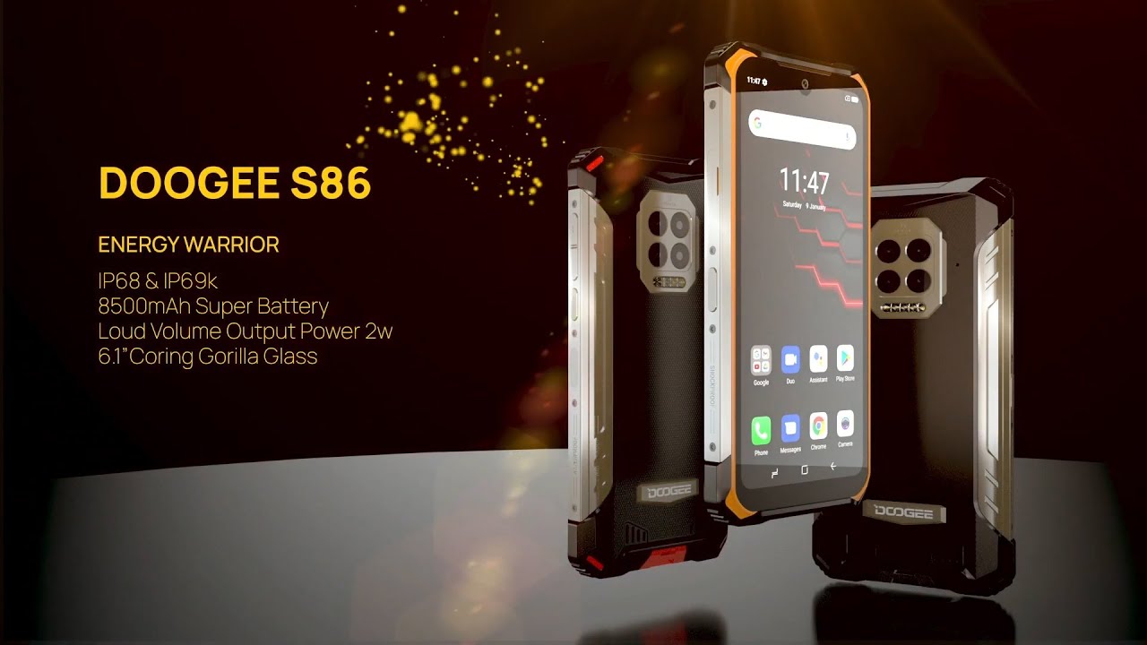 DOOGEE S86 A True Energy Warrior DOOGEE S86 Rugged Phone - YouTube