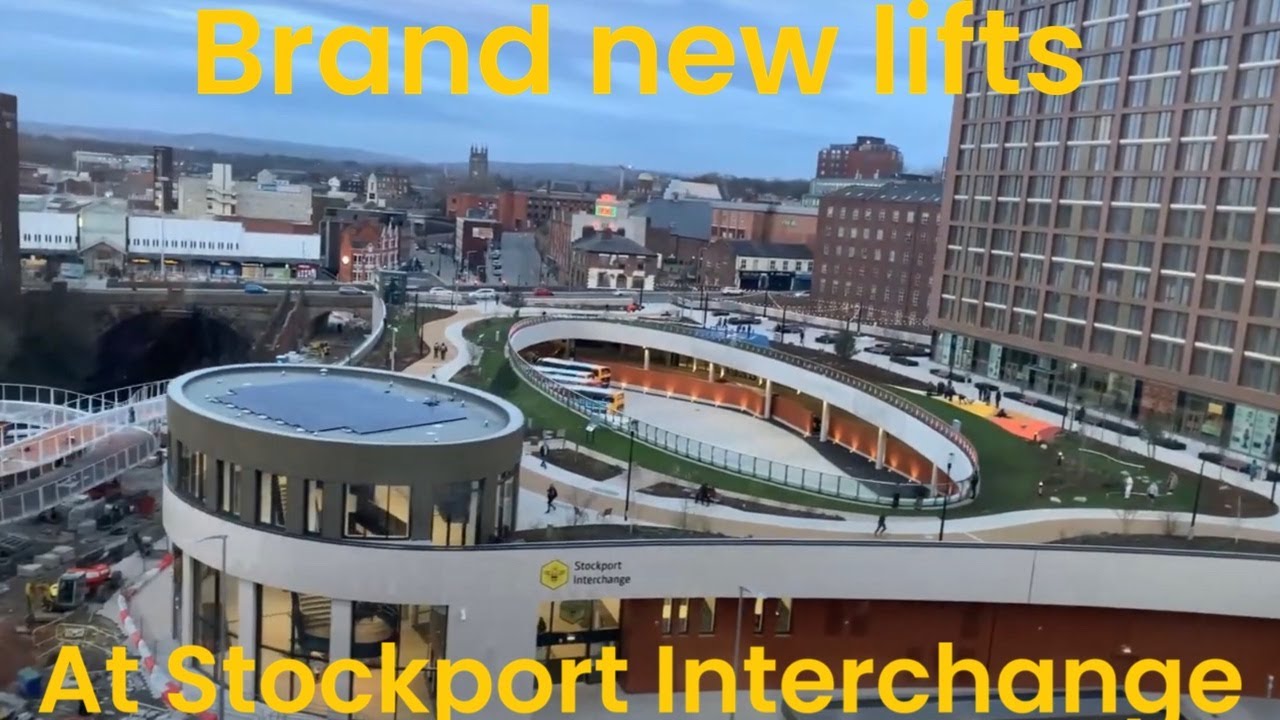 3 BRAND NEW KONE MonoSpaces at Stockport Interchange - YouTube