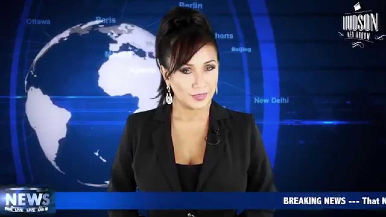 News Lady Delivers Your Special Announcement - YouTube