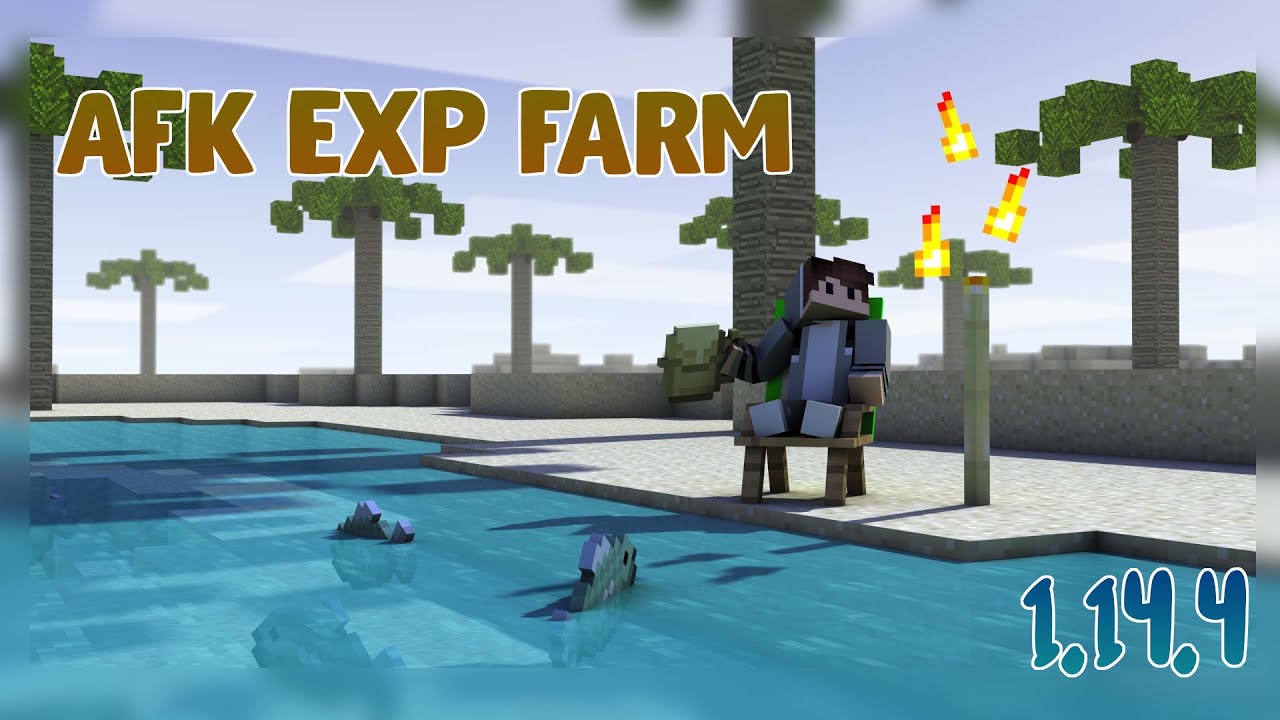 Minecraft XP AFK farm 1.14.4 - YouTube