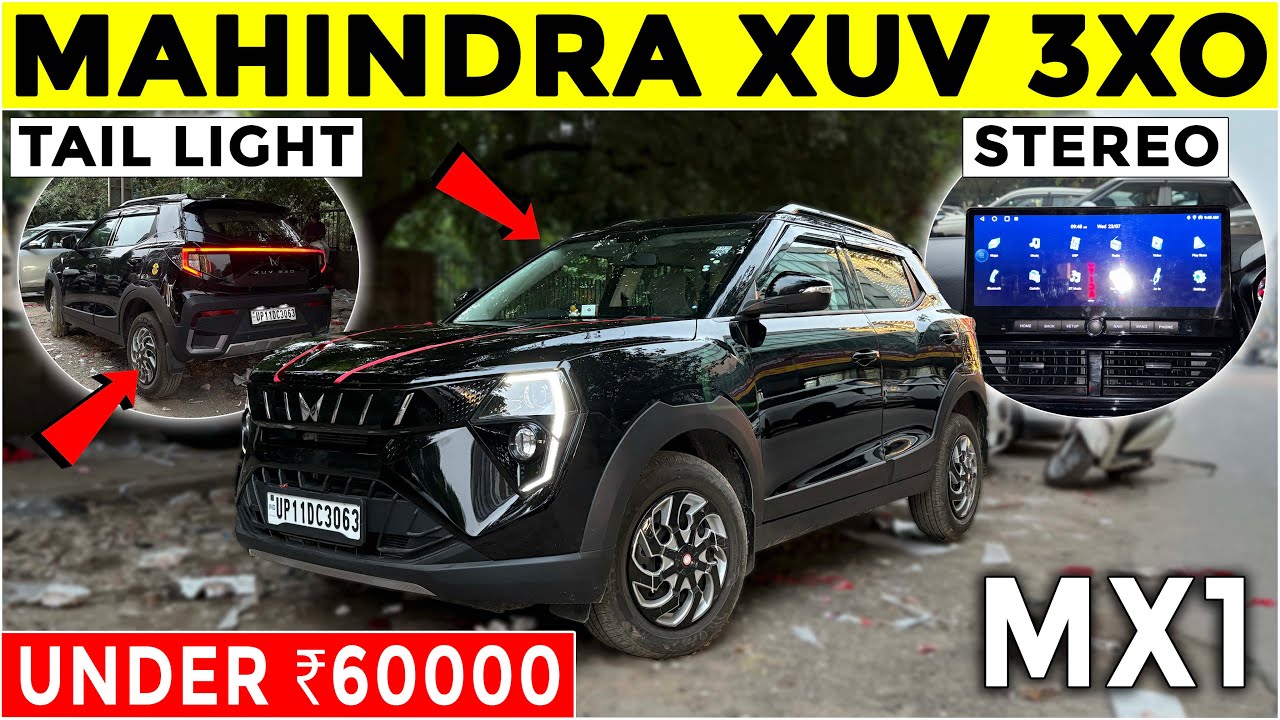 TAIL LIGHT ₹2500 MAHINDRA XUV 3XO MX1 MODIFICATION MAHINDRA XUV 3XO ...