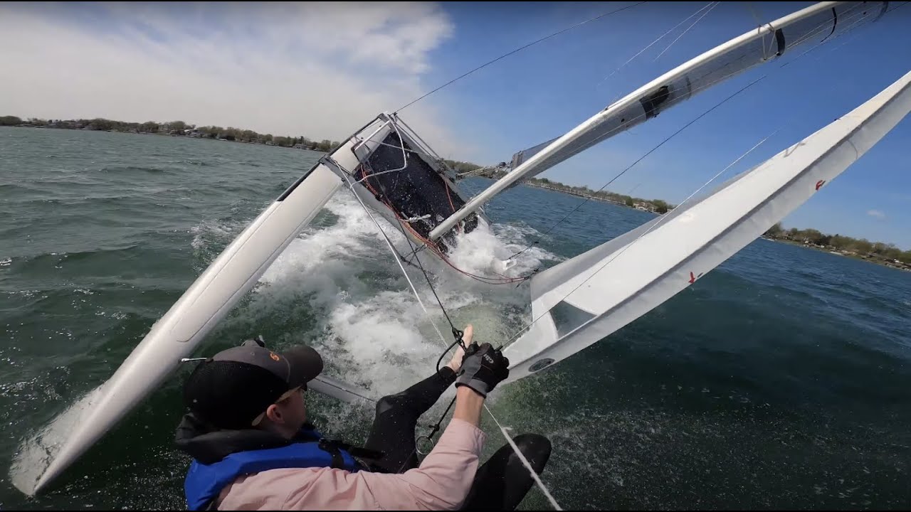 Nacra 6.0 NA pitchpole - YouTube