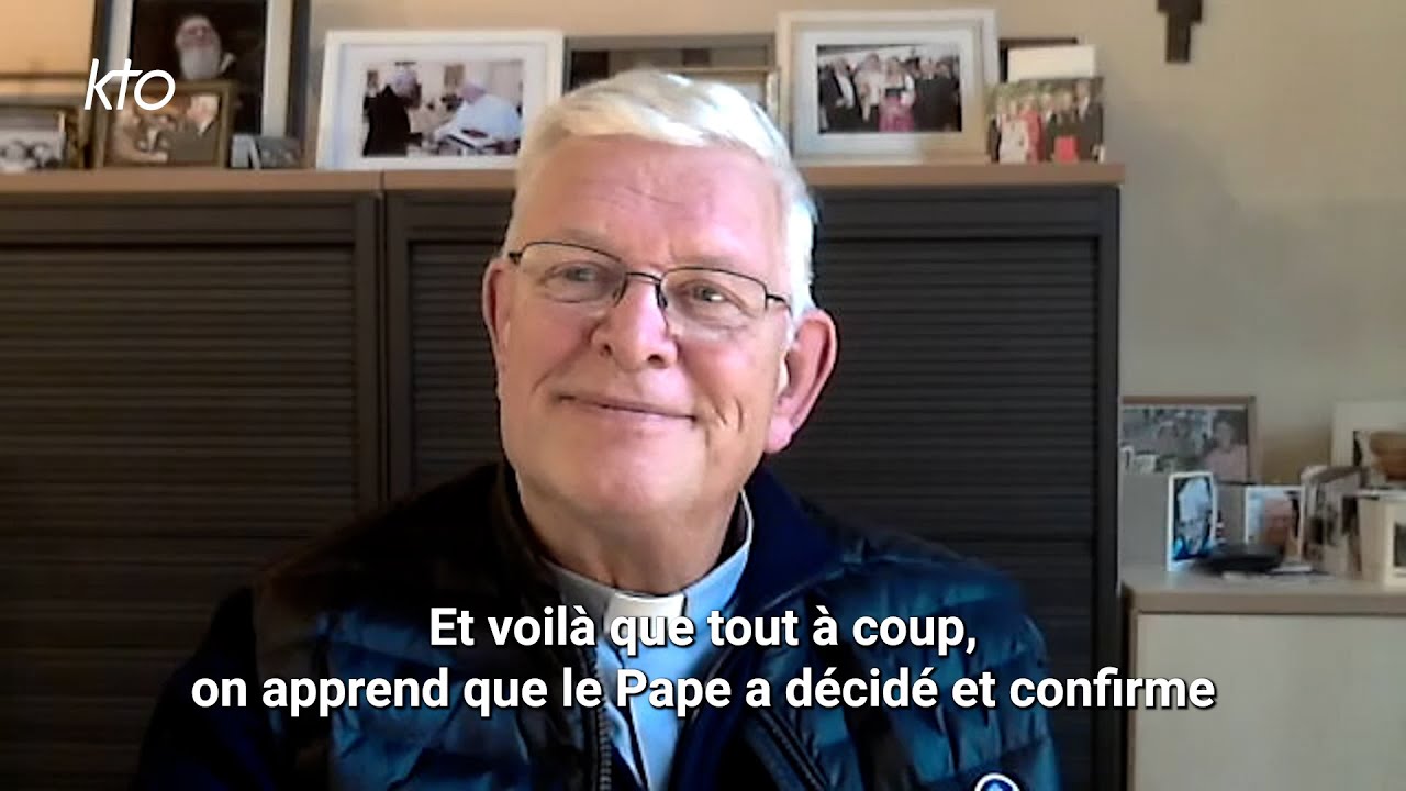 Le Pape annonce sa venue en Belgique en 2024 - YouTube