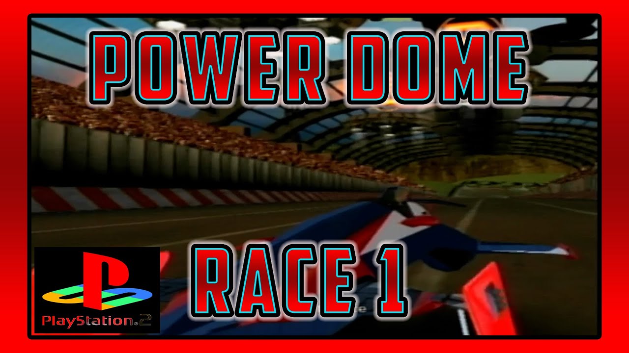 power dome ps2 race 1 - YouTube