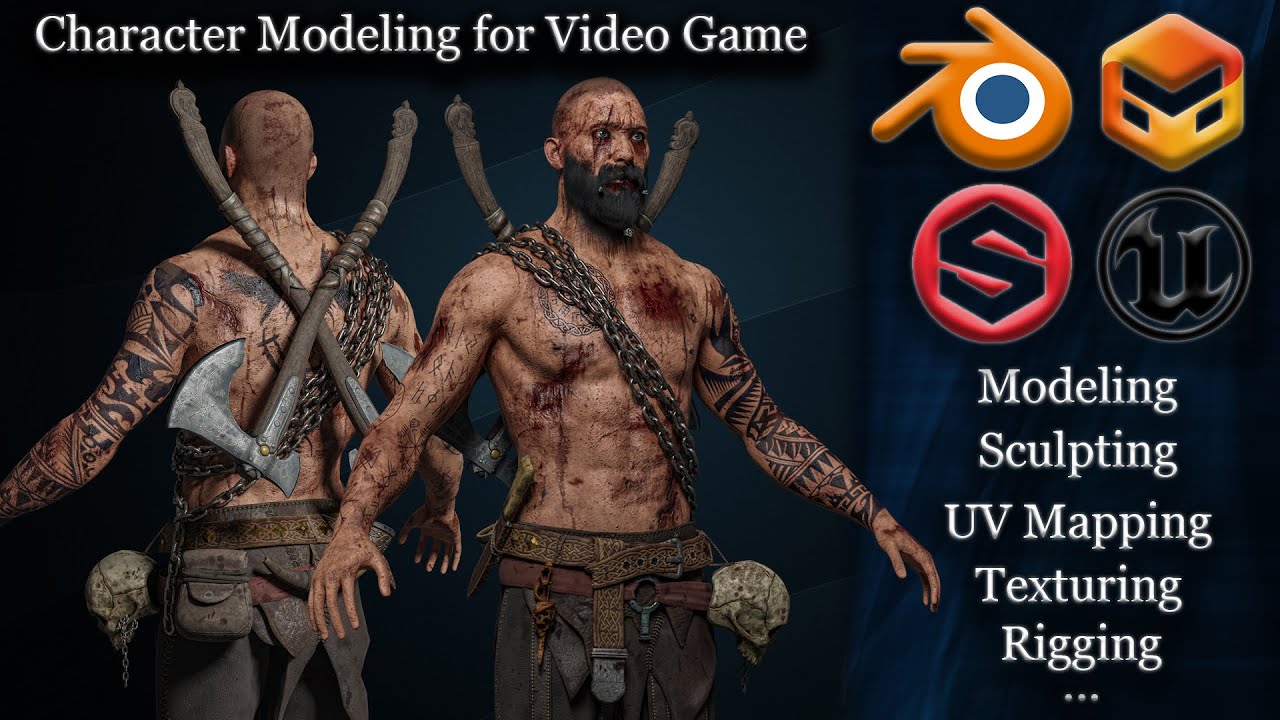 Character Modeling for Game - Part 1 - YouTube