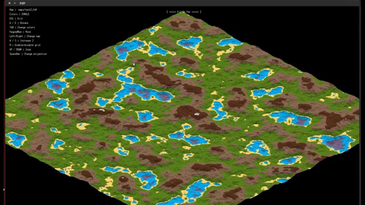 Wireframe Maps - C Program - YouTube