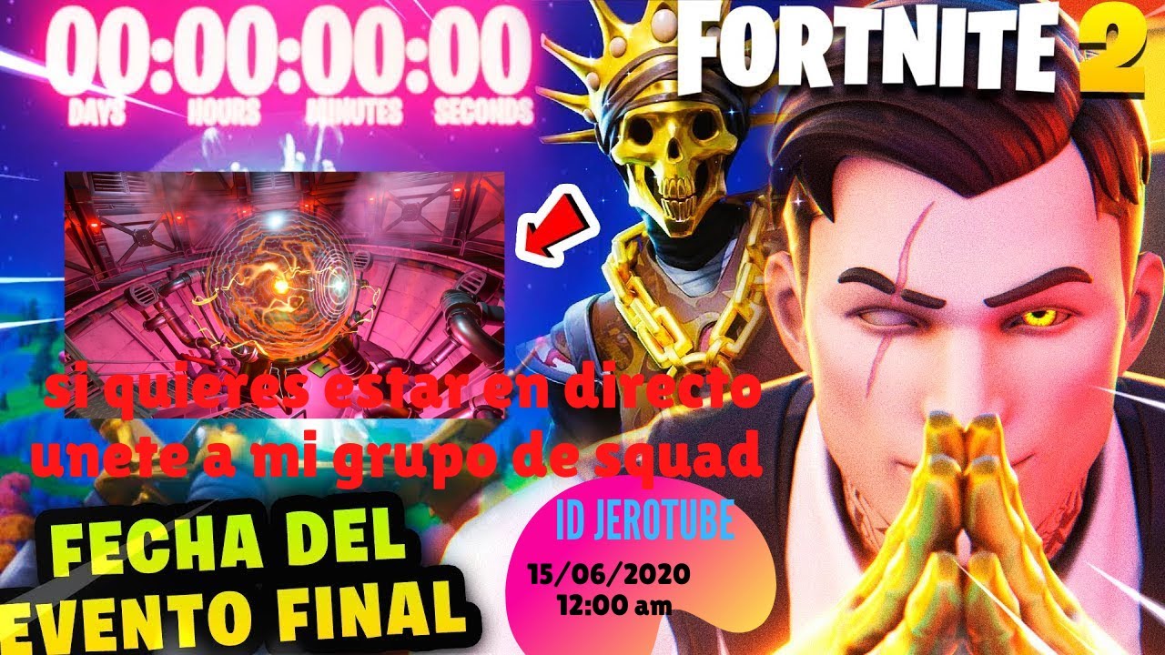 FORTNITE EVENTO FINAL CAPITULO 2 TEMPORADA 2 (COMPLETO) - YouTube