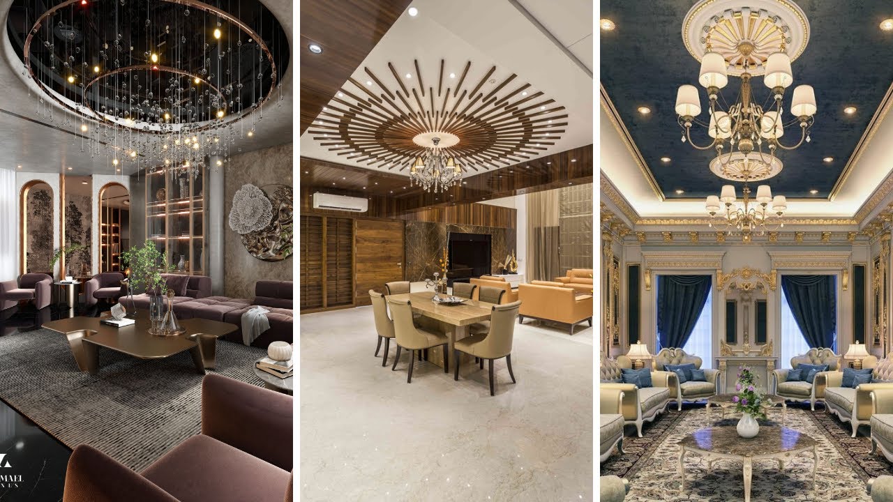 75 CEILING DESIGNS FOR LIVING AND BED ROOM |INTERIOR DESIGN IDEAS FOR ...