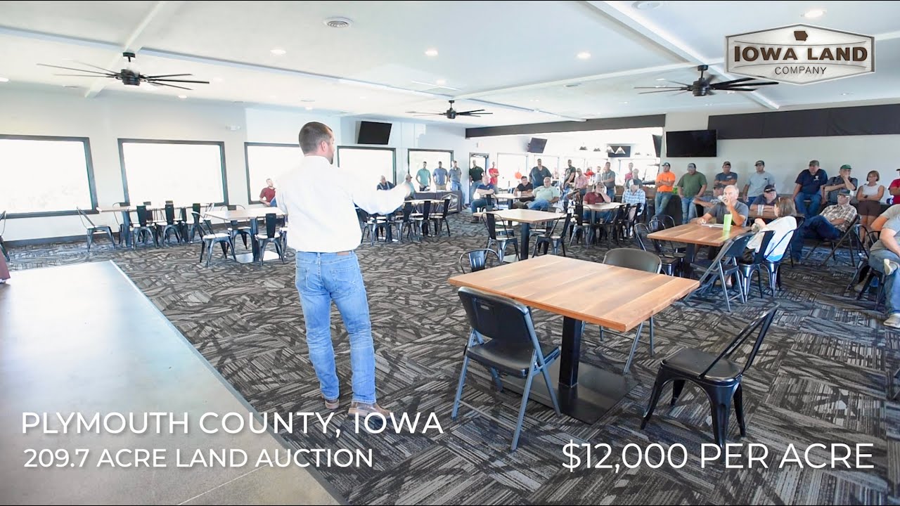 $12,000 Per Acre Plymouth County, Iowa 209.7 Acre Choice Land Auction ...