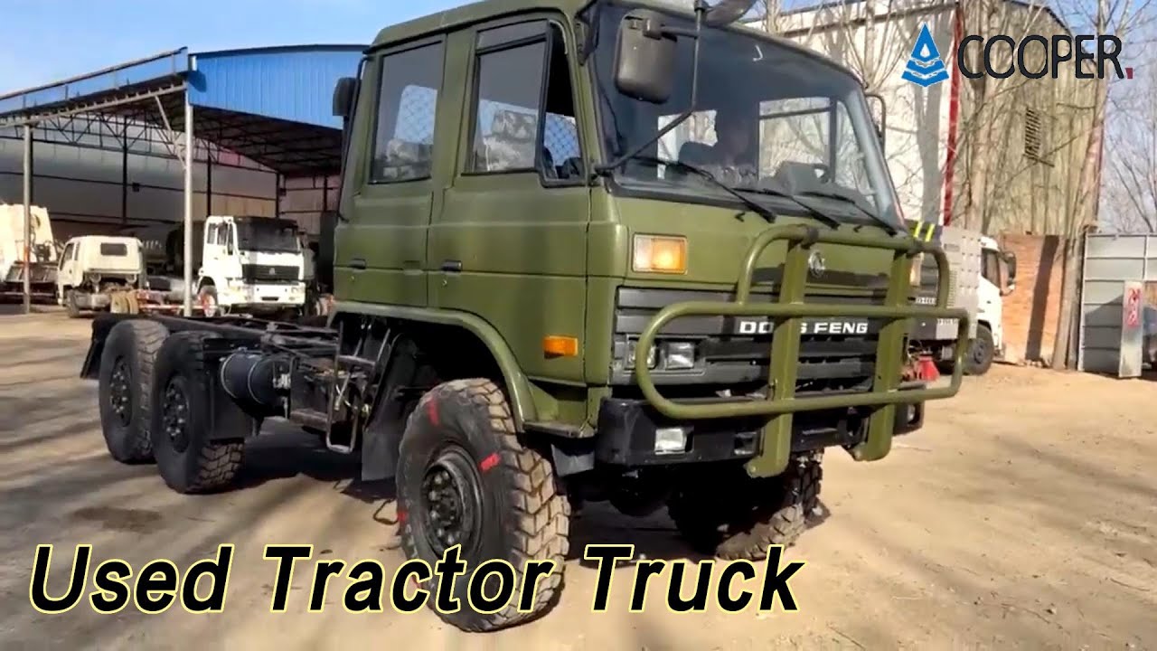 Diesel Fuel Used Tractor Truck 160hp 6X6 Chassis Left Hand Drive - YouTube