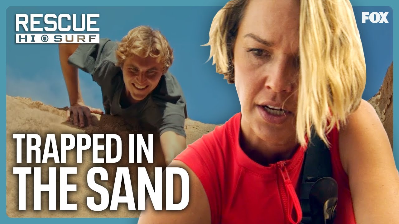 Lifeguards Rescue a Couple Being Suffocated by Sand | Rescue: HI-Surf ...