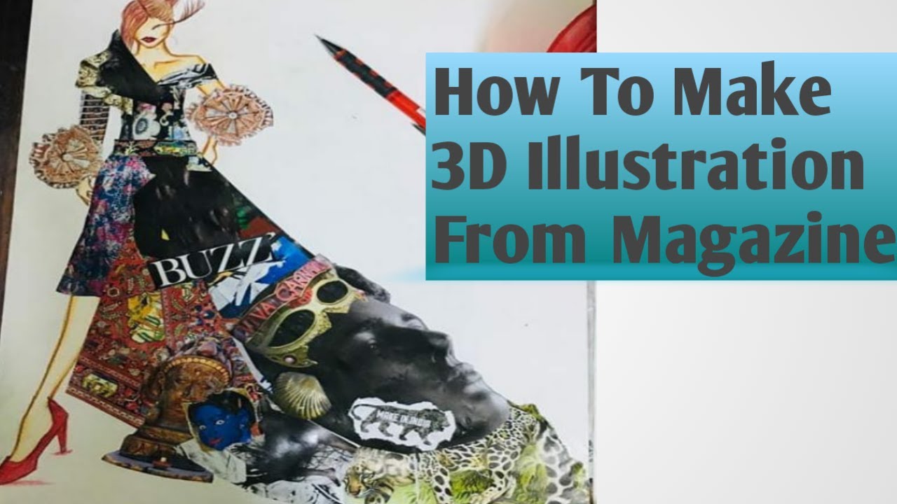 New 3D fashion illustration#how to make 3D fashion illustration with ...