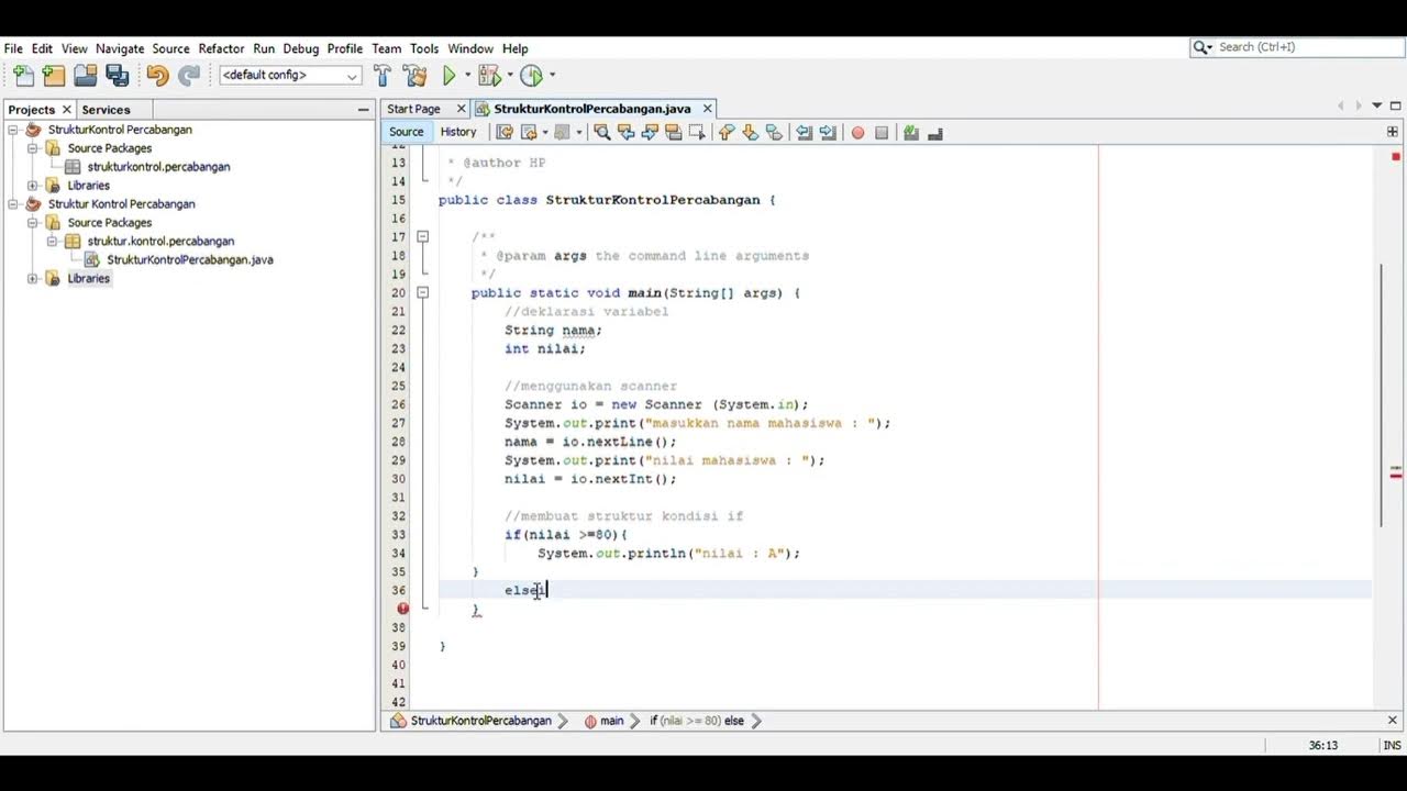 Struktur Kontrol Pemrograman Java (Percabangan dan Perulangan) - YouTube