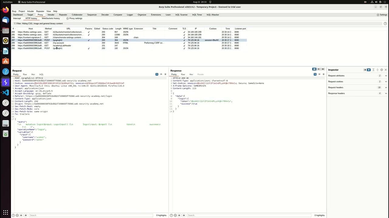 Performing CSRF exploits over GraphQL - YouTube