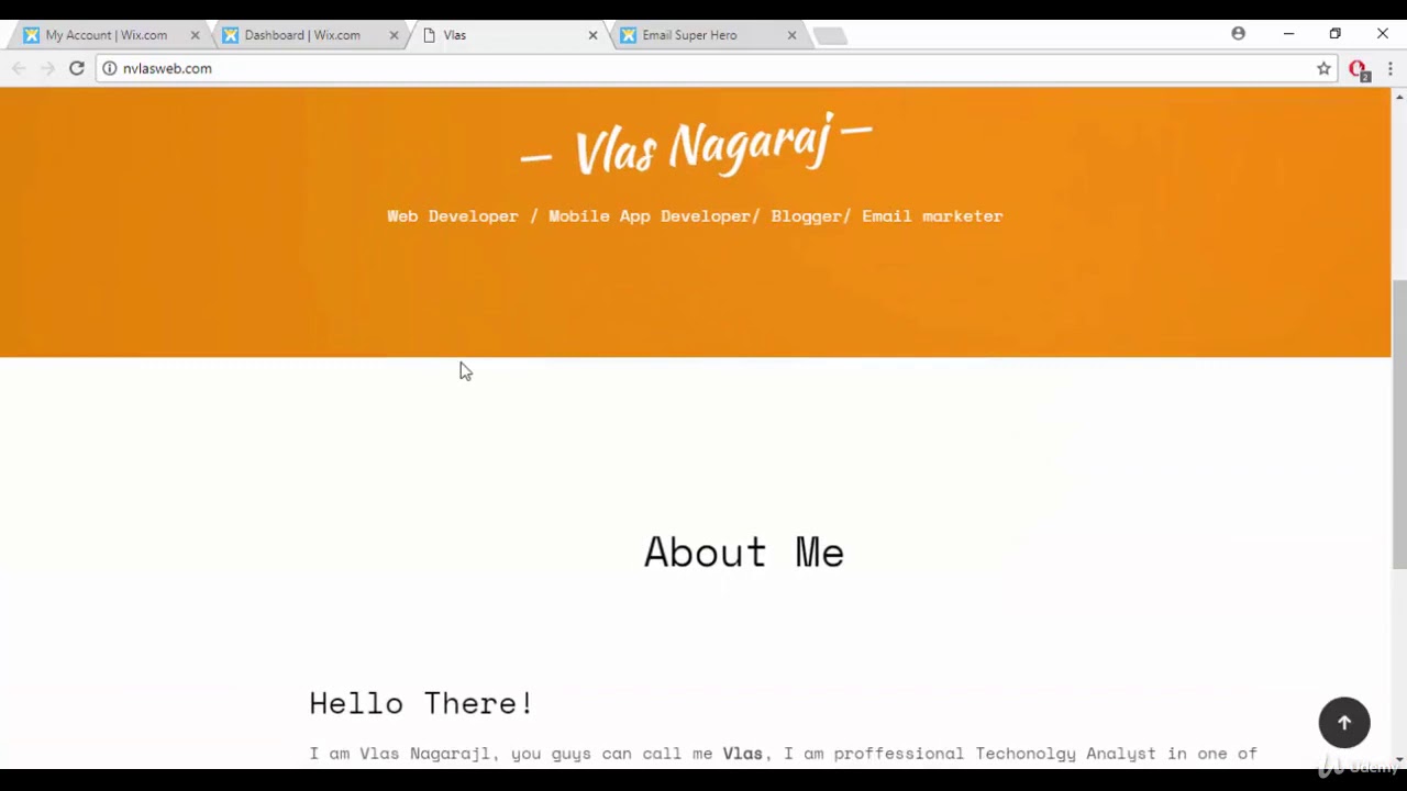 Creating email template with wix - YouTube
