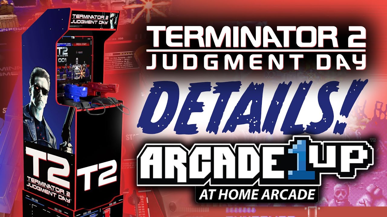 Arcade1Up Terminator 2 - Sinden Light Gun & More Details Confirmed ...