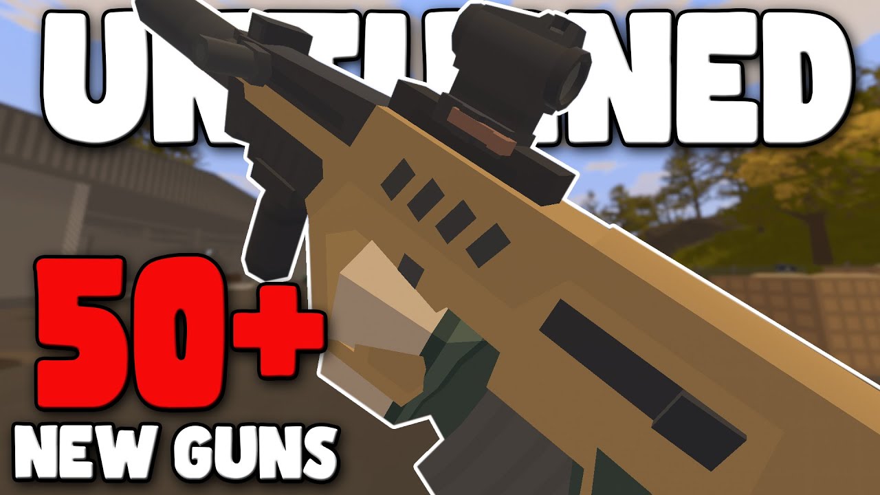 Unturned - 50+ NEW GUNS (Rio Remastered Guide) - YouTube