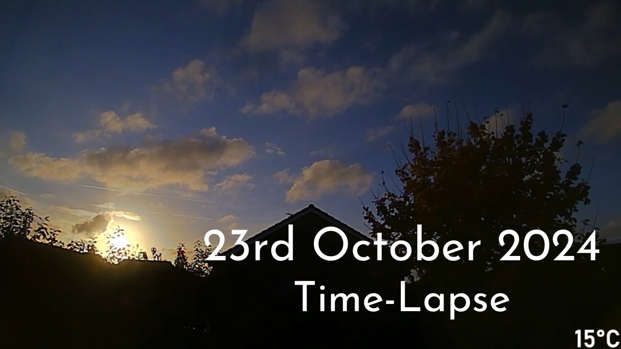 23 October 2024 Time-Lapse - YouTube