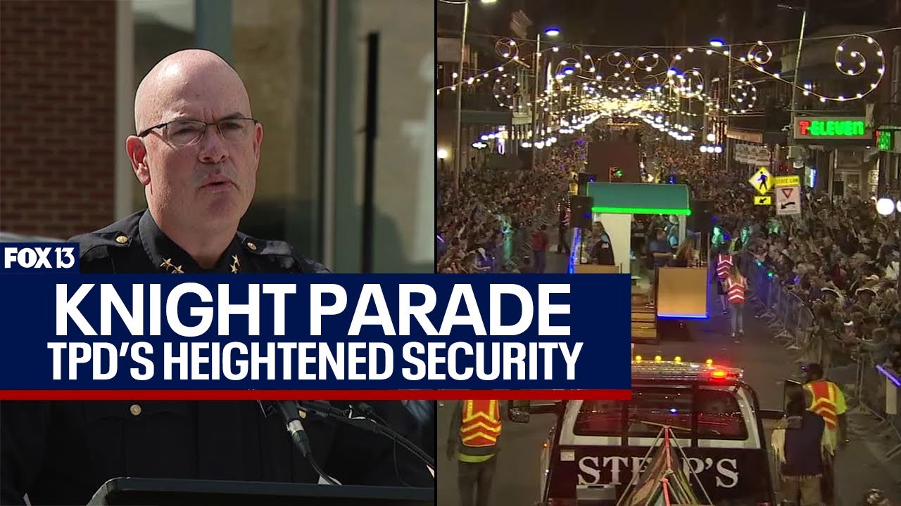 Knight Parade security beefed up ahead of festivities - YouTube