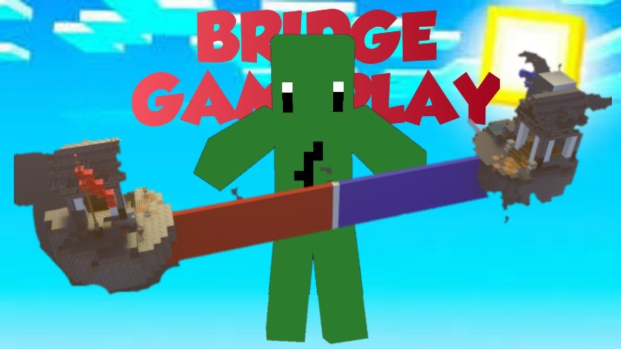 I Play Minecraft Bridge Game Mode in MCPE || - YouTube