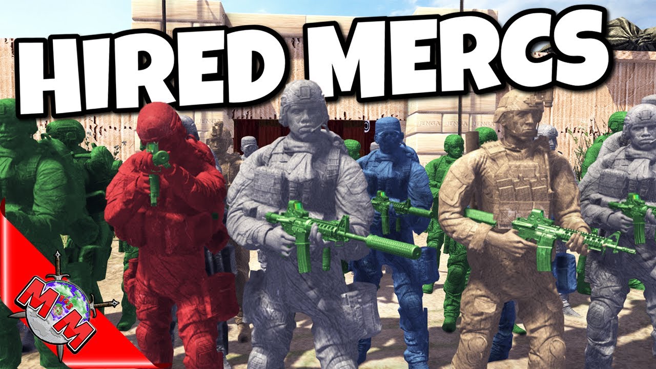 HIRED MERCENARIES ATTACK THE COMPOUND | Army Men Of War - YouTube