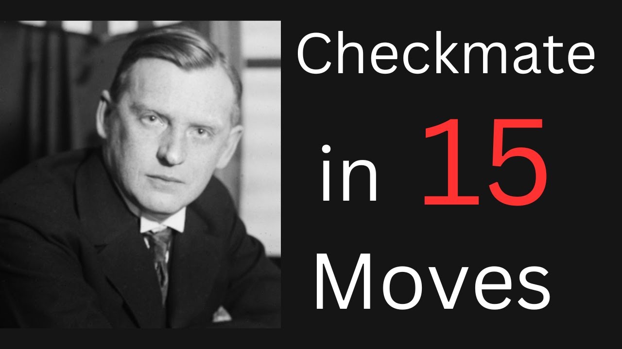 Dangerous Checkmate !! | Queen Sacrifice | Alexander Alekhine vs Tenner ...