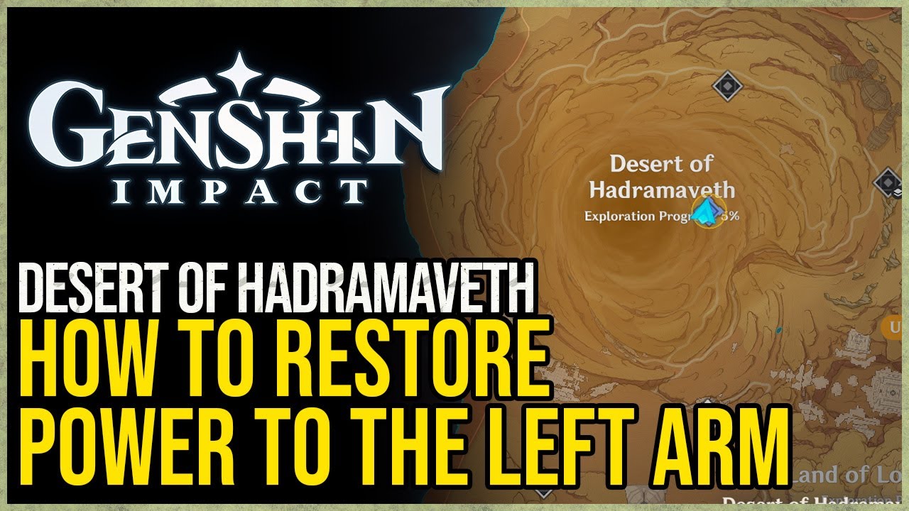 Restore Power To The Left Arm Genshin Impact - YouTube
