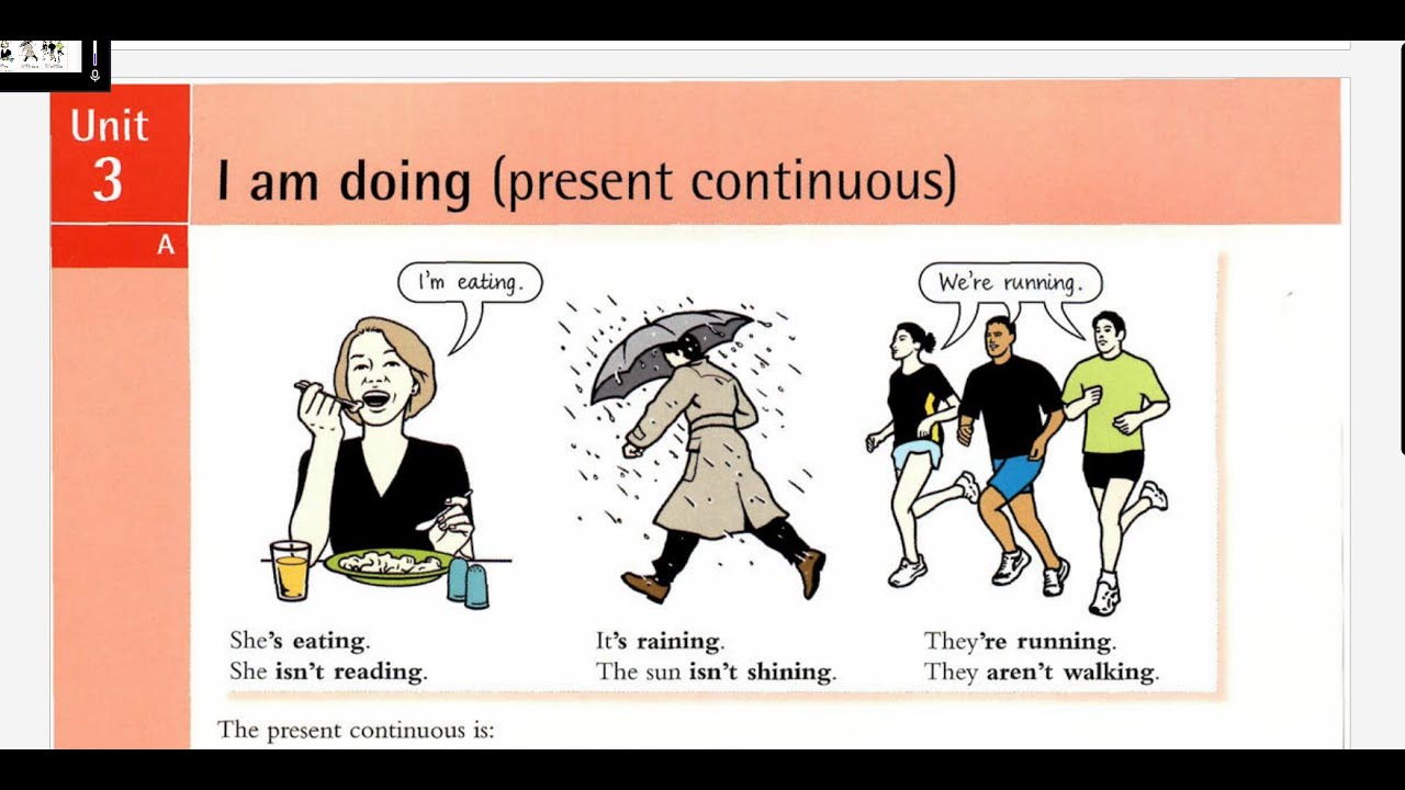 Essential Grammar in Use unit 3 present continuous - YouTube