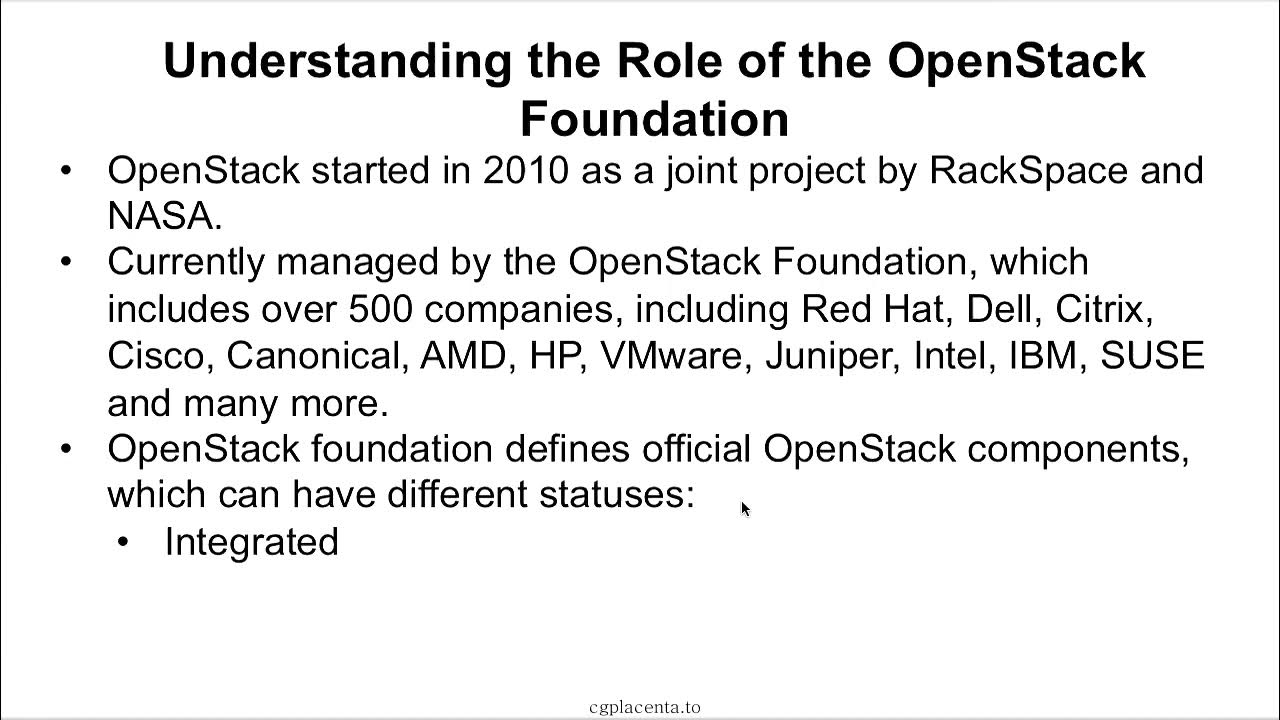 004 - Understanding The Role Of The Openstack Foundation - YouTube
